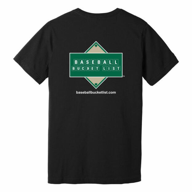Baseball Bucket List Black Logo Tee | Baseball Bucket List